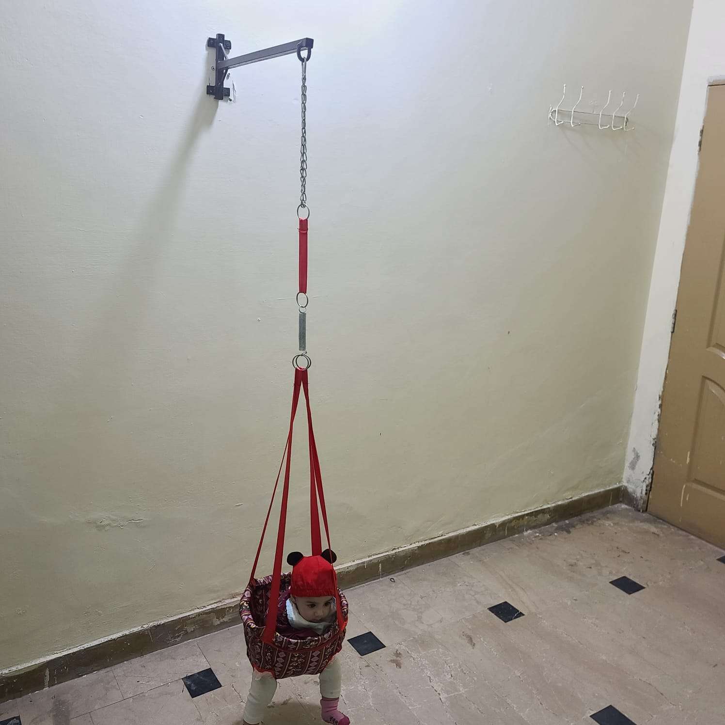 Jumping Bouncing Spring Swing Jhoola with Wall Stand| PlzPaPa – Plzpapa